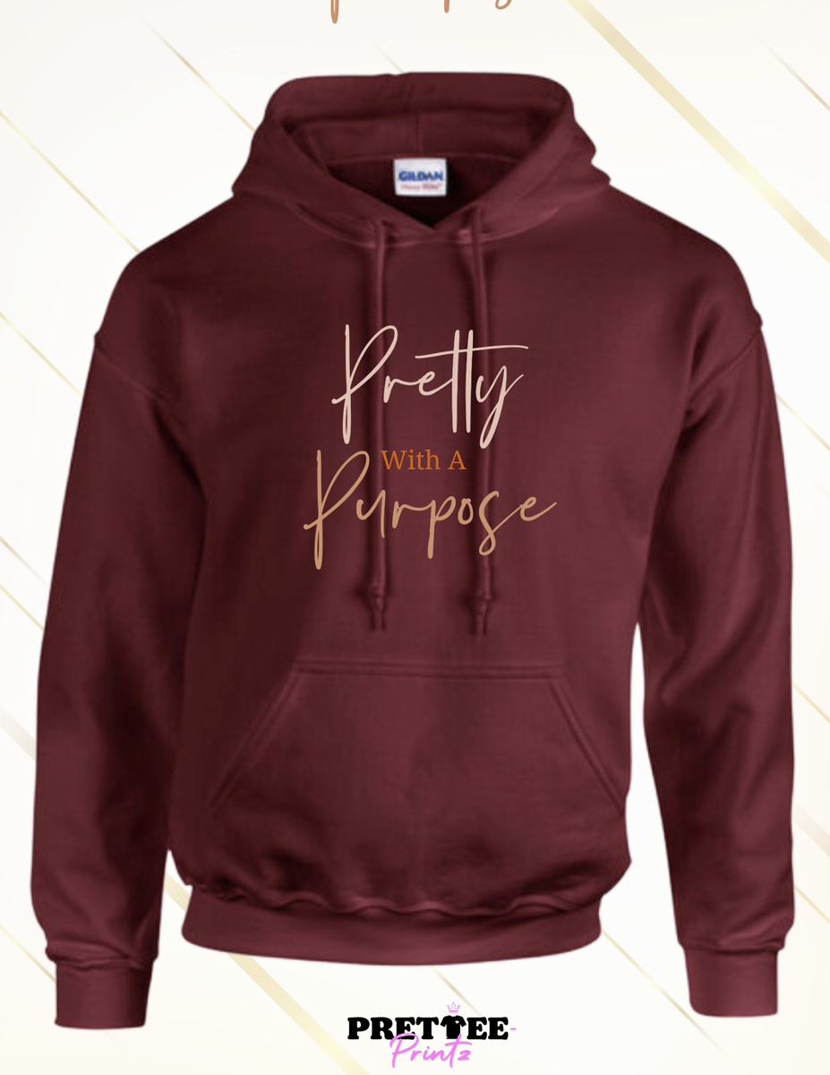 Pretty With A Purpose-Maroon – Pretty Stylez Apparel